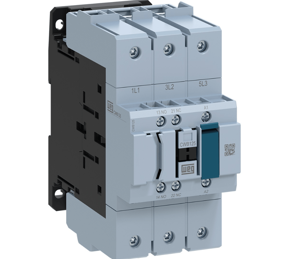 Contator Potência Tripolar 125A 100-240VCA/VCC 1NA+1NF Cwb ...