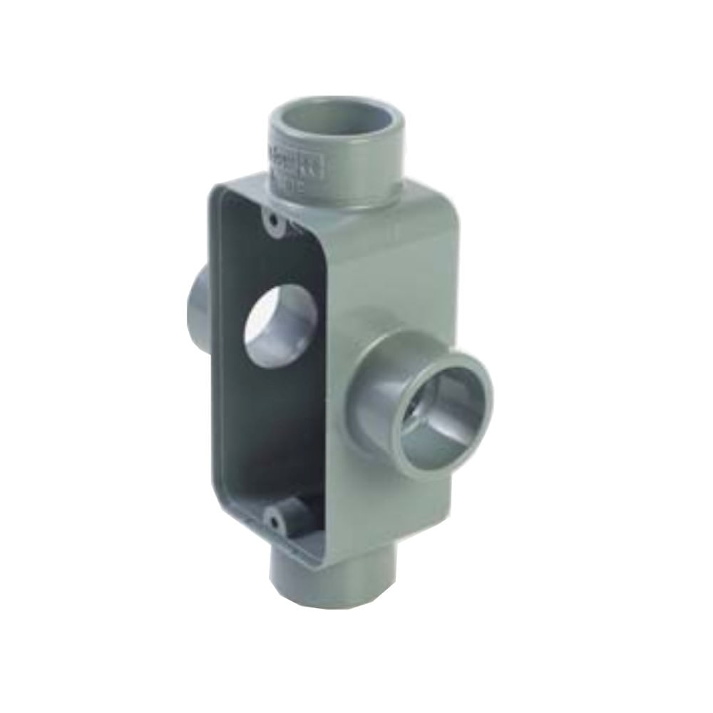 Condulete Al X 3/4" S/R Cz S/Tp S/V Pint XSR151 Wetzel - Dimensional