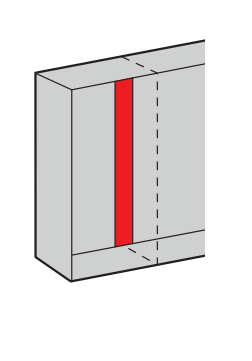 Entre Placas H1,4M P/Painel Lj Altis 547289 - Cemar Legrand - Dimensional