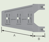 Suporte Lin Dim130X120Mm Painel Cpd Cz 906777 - Cemar Legrand - Dimensional