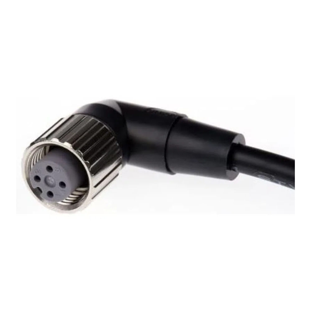 Conector Sensor Femea 90Gr 4P M12 5M Metaltex - Dimensional