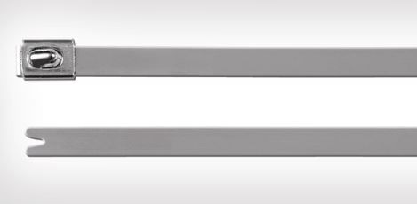 Abracadeira Cinta Ai316 254Mm 4,6X838Mm MBT33S - Hellermann - Dimensional
