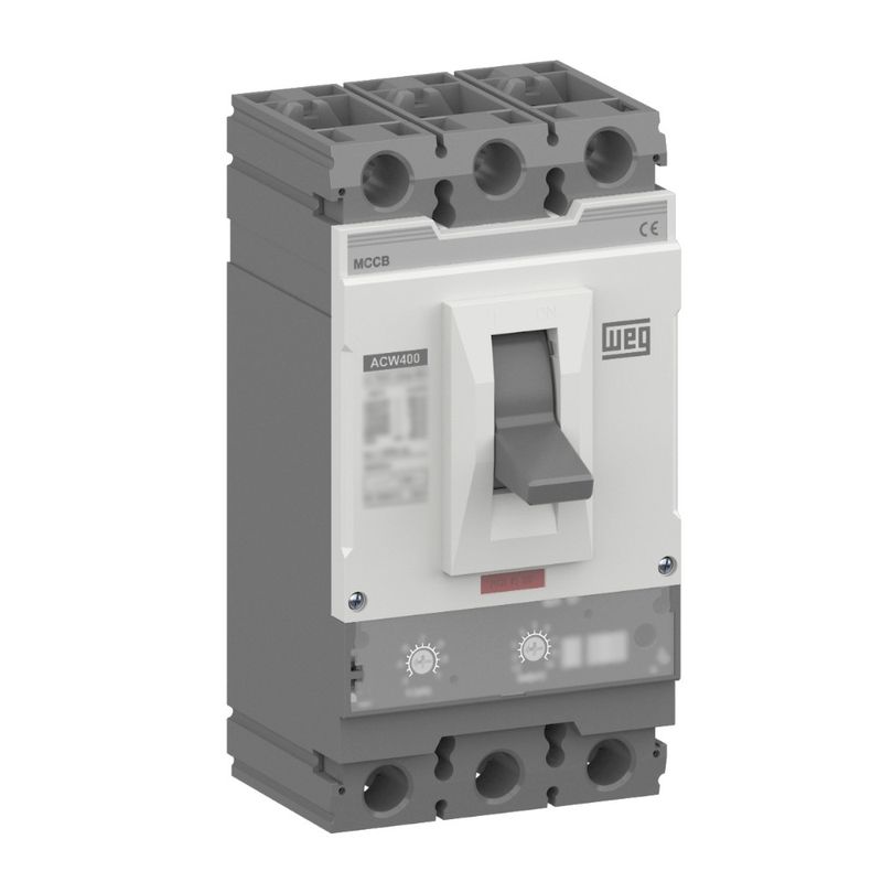 Disjuntor Caixa Moldada Tripolar Ma 380/415V 320A 150Ka ACW400VMTU3203 WEG - Dimensional