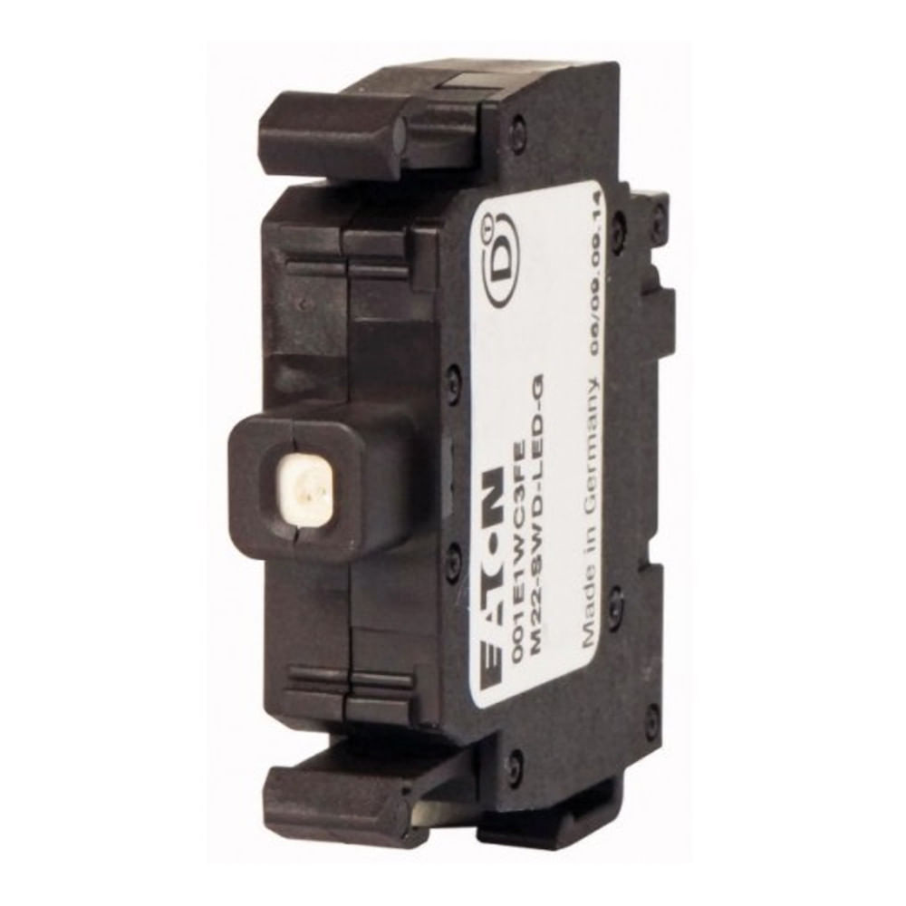 Elemento Funcao Swd 2 Pos C/Led P/Bot M22SWDK11LEDG Eaton - Dimensional