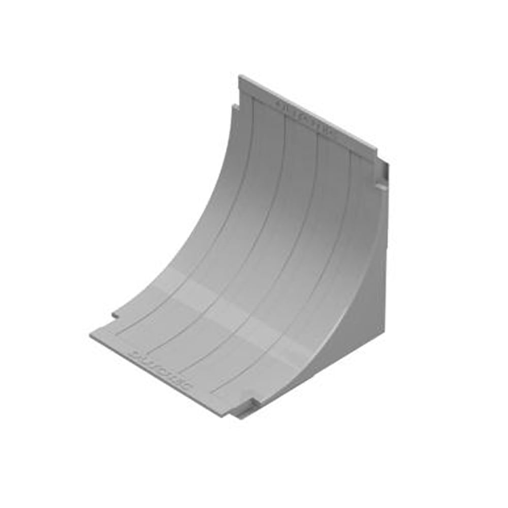 Curva Canaleta Vert Int Al Br 25X45Mm R30 DT3804130 Dutotec - Dimensional