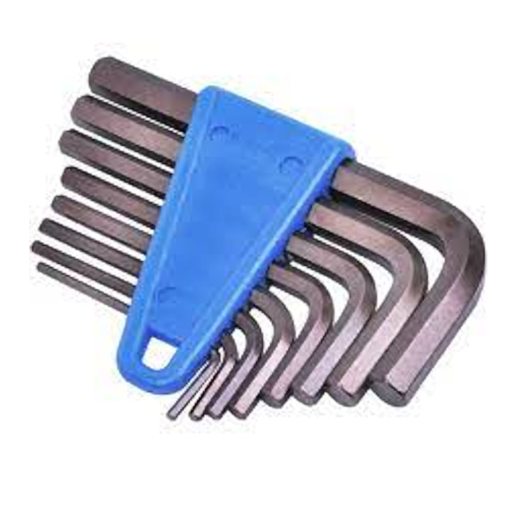 Chave L Jogo 8 Peças Allen 3/32-3/8" 4288P Gedore - Dimensional