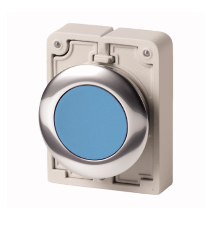 Botao Redondo Azul 30Mm 1Na+1Nf Imp M30CFDBK11 Eaton - Dimensional