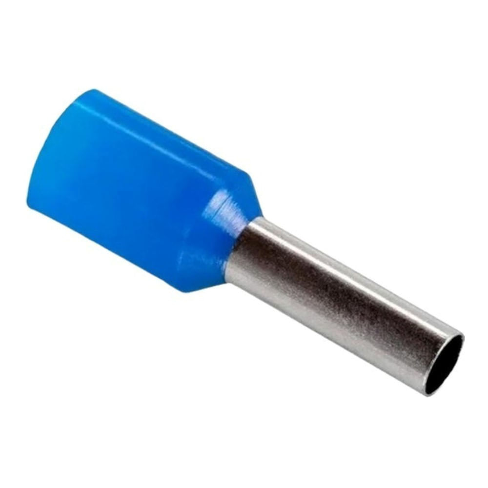 Terminal Elétrico Pino Pré-Isolado 2,5mm2 Azul TPP2,58 Intelli ...