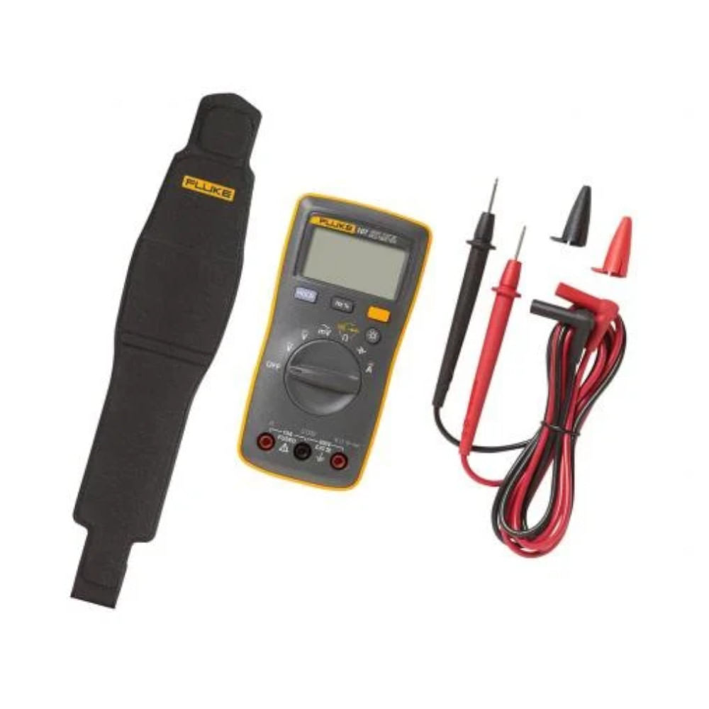 Multímetro Digital Portátil Fluke 107 600V 10A | Dimensional - Dimensional