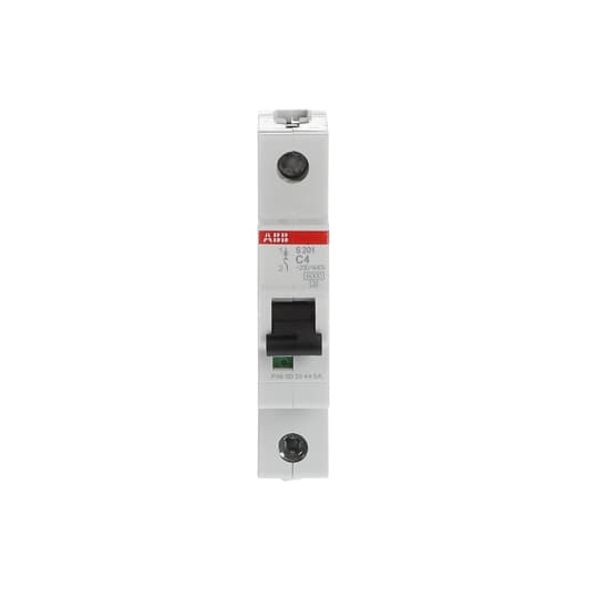 Disjuntor Mini Monopolar 4A 230/400V Curv C 6Ka S200 S201C4 ABB - Dimensional