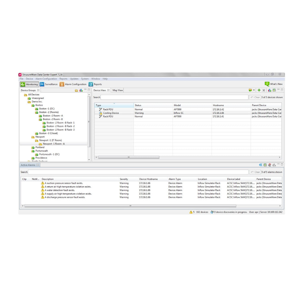 Gerenciamento Da Infraestrutura AP9465 APC - Dimensional
