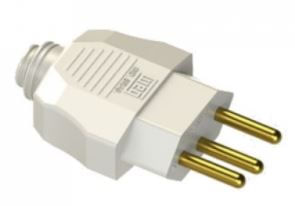 Plugue Macho Br 2P+T 250V 20A 13301718 Weg - Dimensional