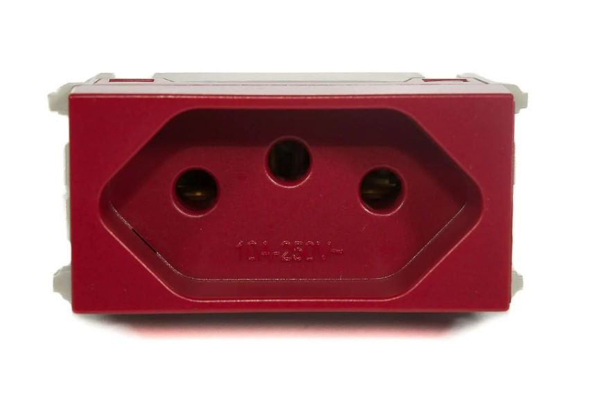 Modulo Tomada Vm 2P+T 10A 250V 14071875 Weg - Dimensional