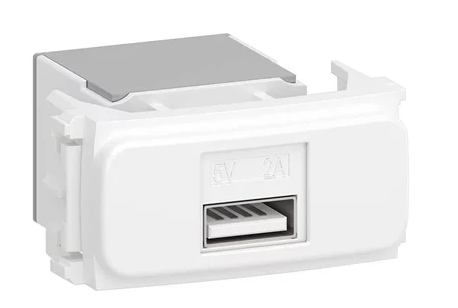 Modulo Tomada Usb Embutir Br 1 Mod 127/220V 2A 14601896 Weg - Dimensional