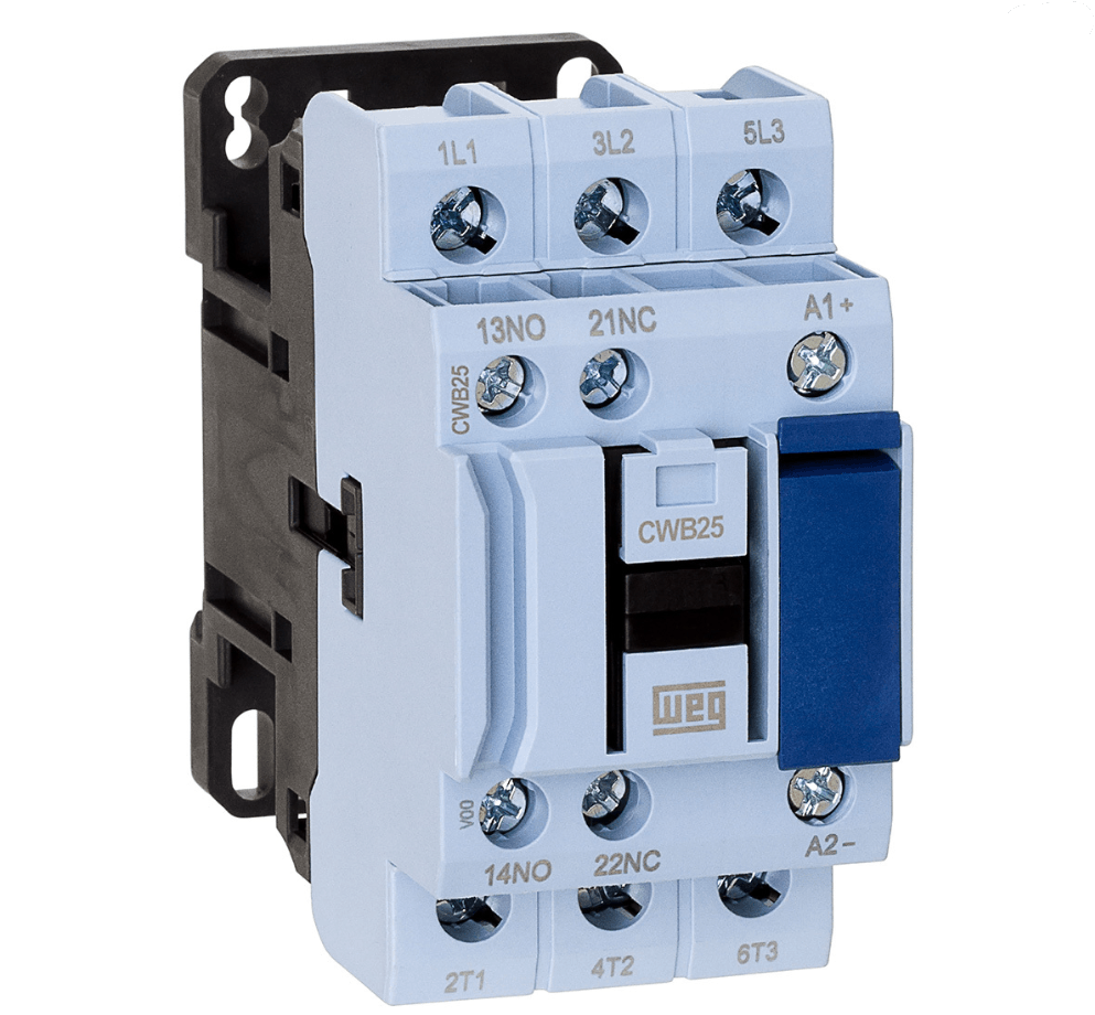 Contator Bipolar 25A 220V 2Na CWB251120D23 Weg - Dimensional