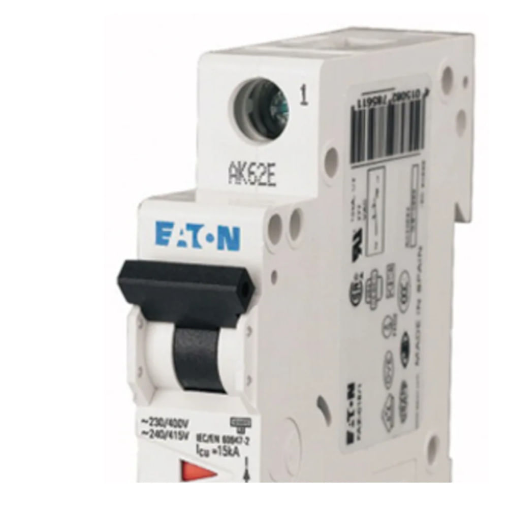 Disjuntor Mini Monopolar 100A 220/400VCA C 20KA Mmc Mmctc1001 Eaton ...