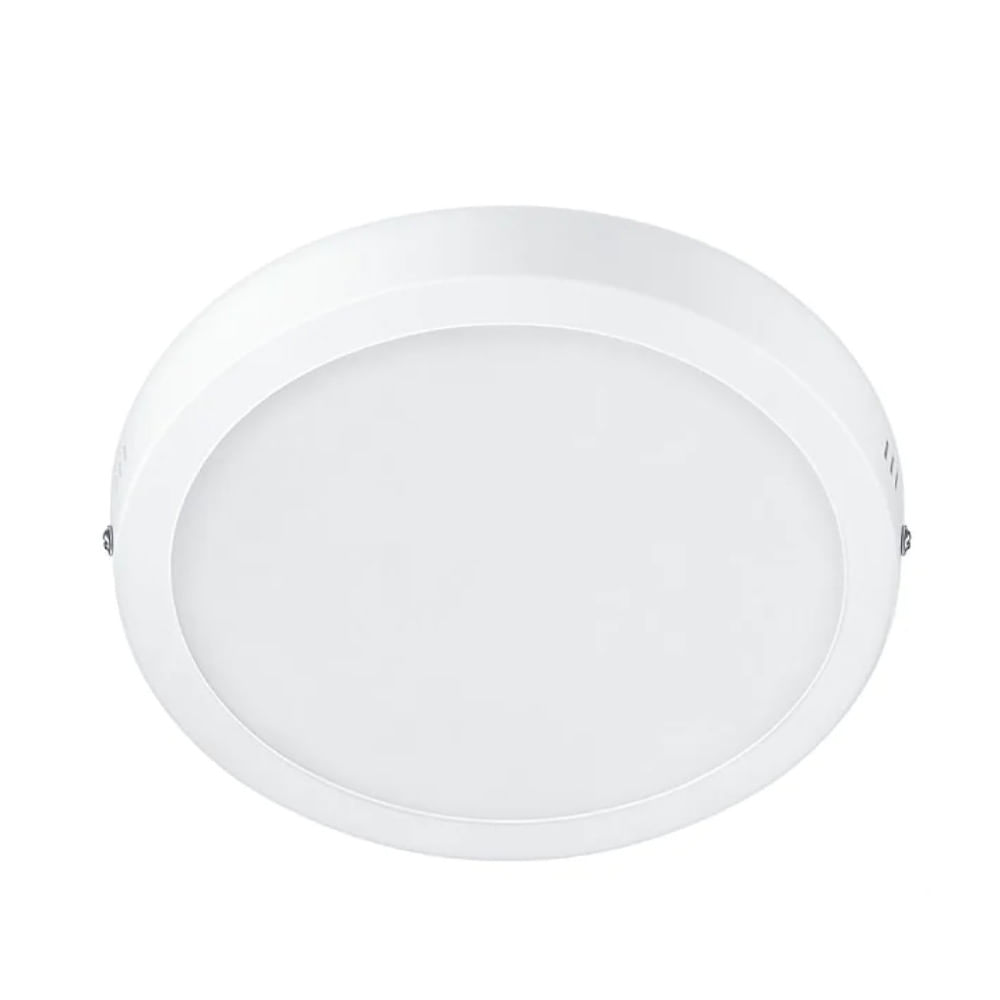 Luminária Led Redonda Sobrepor 4000K 18W 1300Lm Bivolt 929002635601 ...