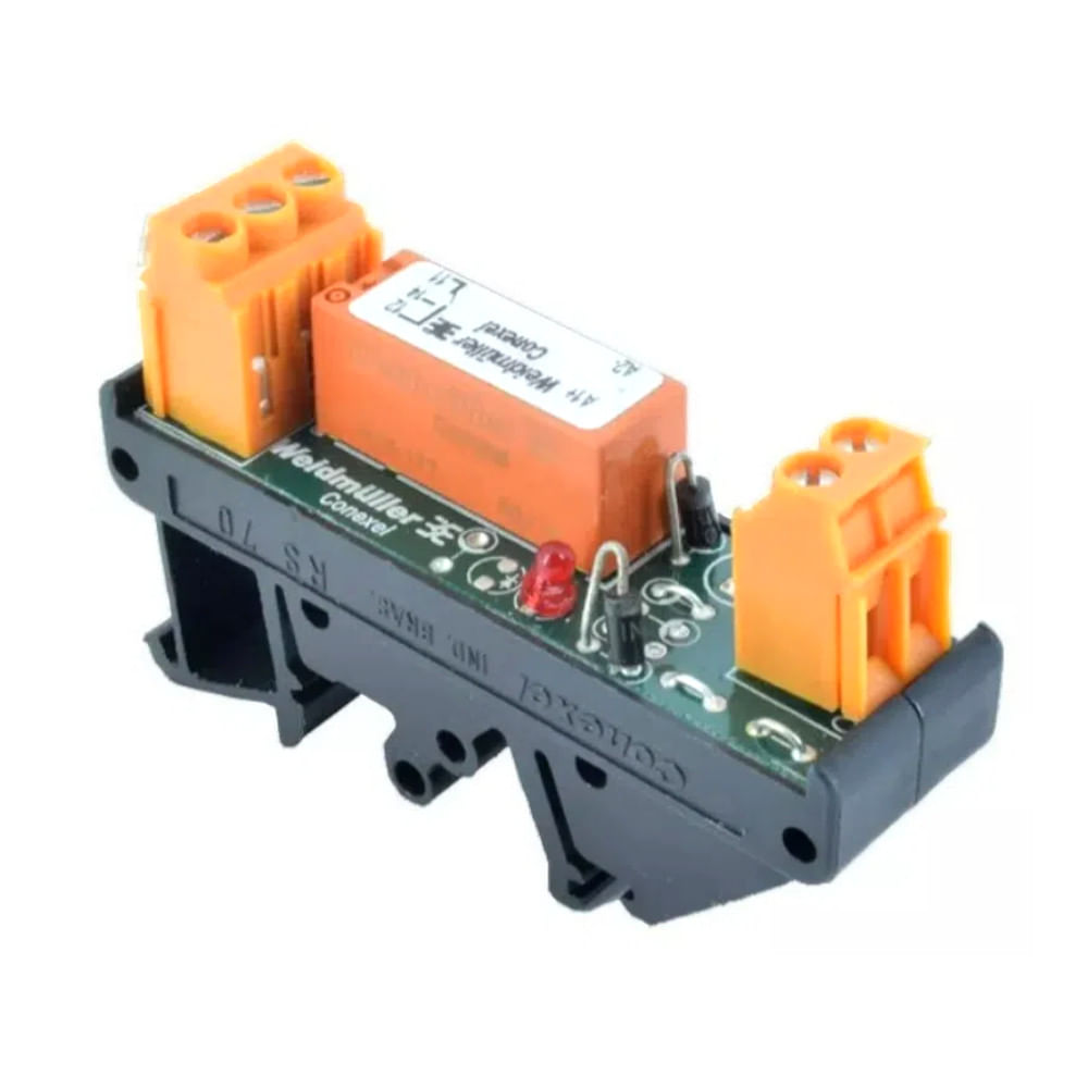 Rele Interface 24V 5A 1Na RS30LP - Weidmuller Conexel - Dimensional