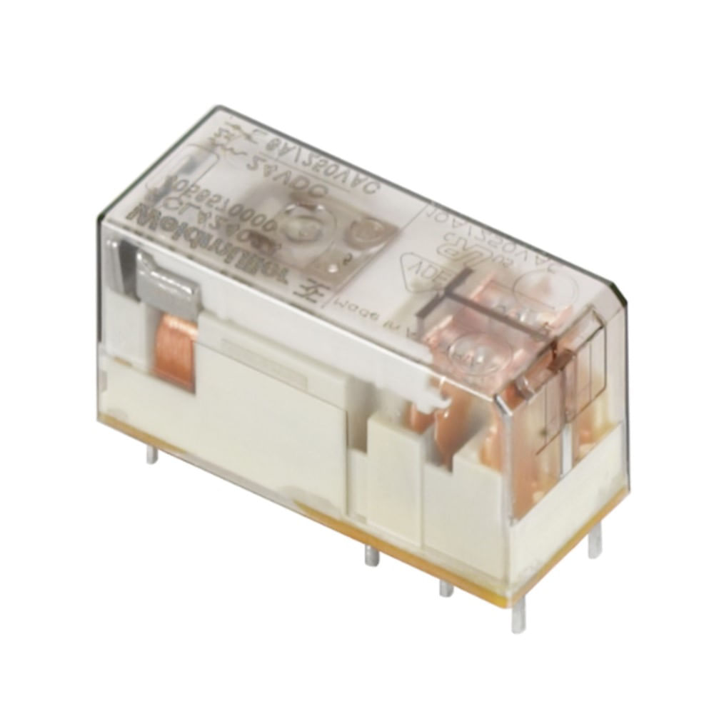 Relé Industrial Plug-In 24Vcc 8A RCL424024 Weidmuller Conexel - Dimensional