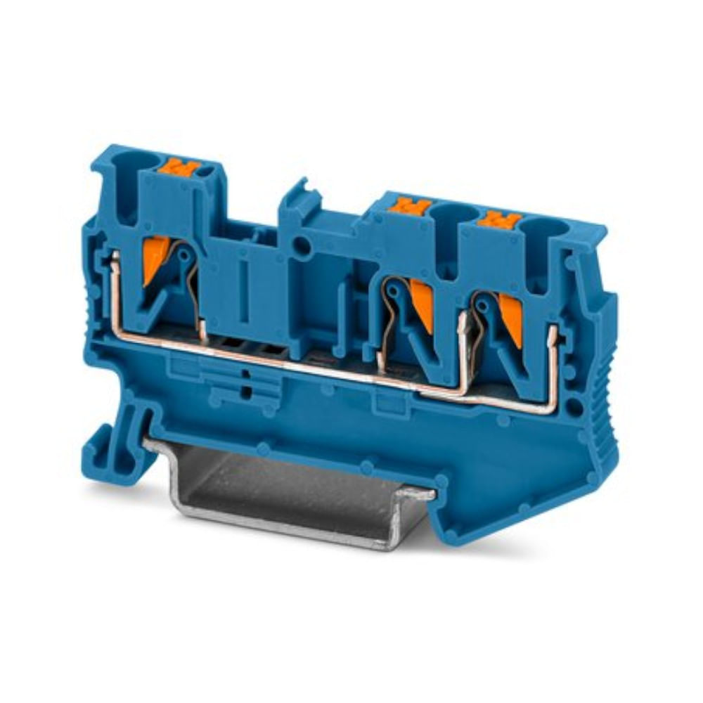 Conector Passagem Azul 800V 24A 0,14 4Mm2 PT2,5TWINBU Phoenix Contact ...