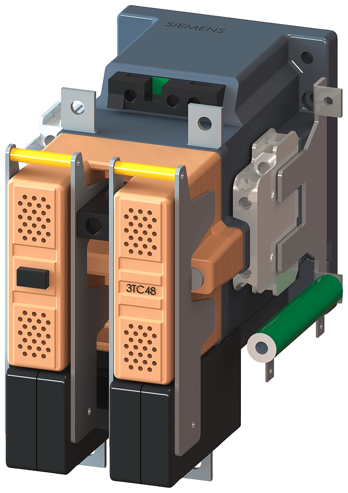 Contator Bipolar 75A 220Vcc 2Na+1Nf 3TC48170LM4 Siemens - Dimensional