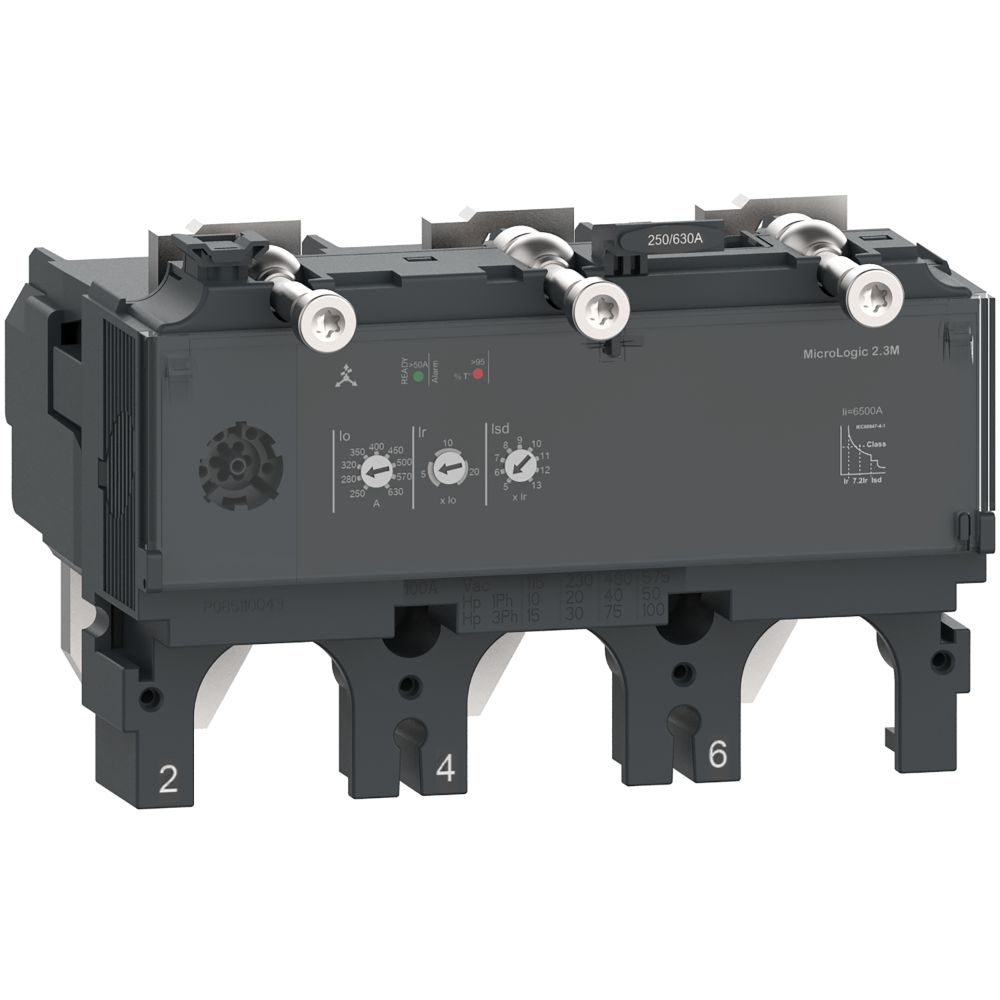 Disparador Nsx400 Micrologic 2.3M 320A 3 C4032M320 Schneider - Dimensional