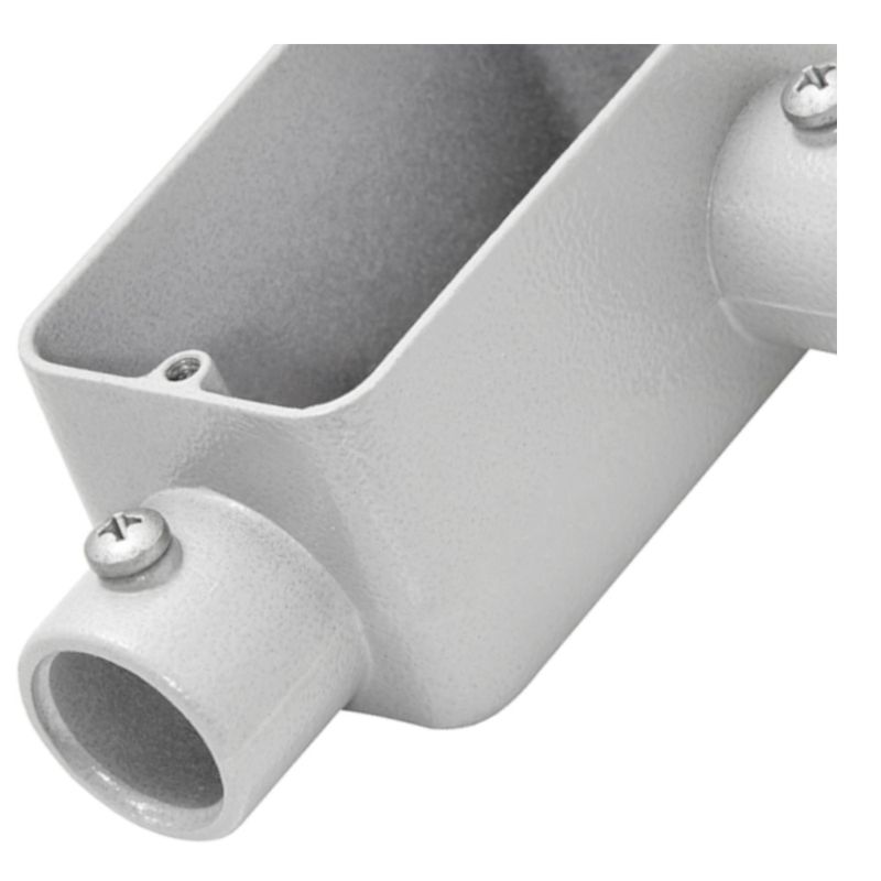Condulete Alumínio LR 1" S/R Cinza Sem Tampa LRSR201 | Dimensional ...