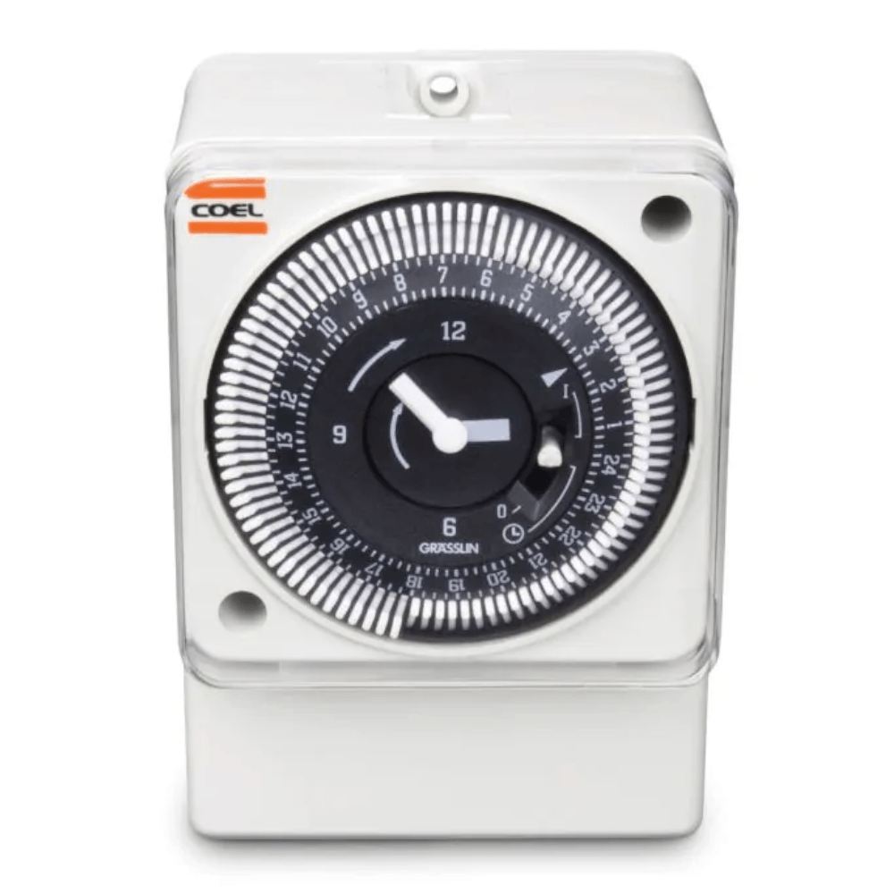Programador Hora Analog Diario 15MIN 220V RTM220V60HZ Coel - Dimensional