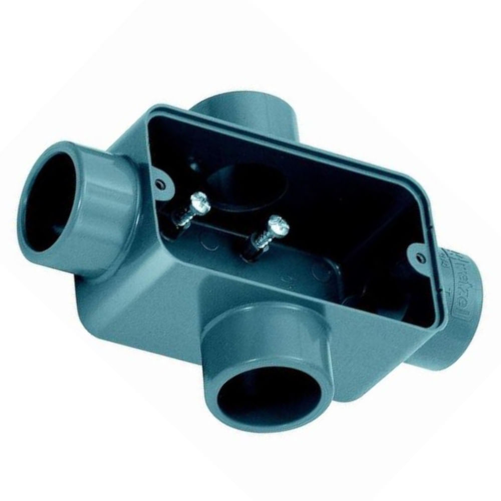 Condulete PVC E 1/2" Sem Rosca Cinza Sem Tampa EISR10 | Dimensional ...