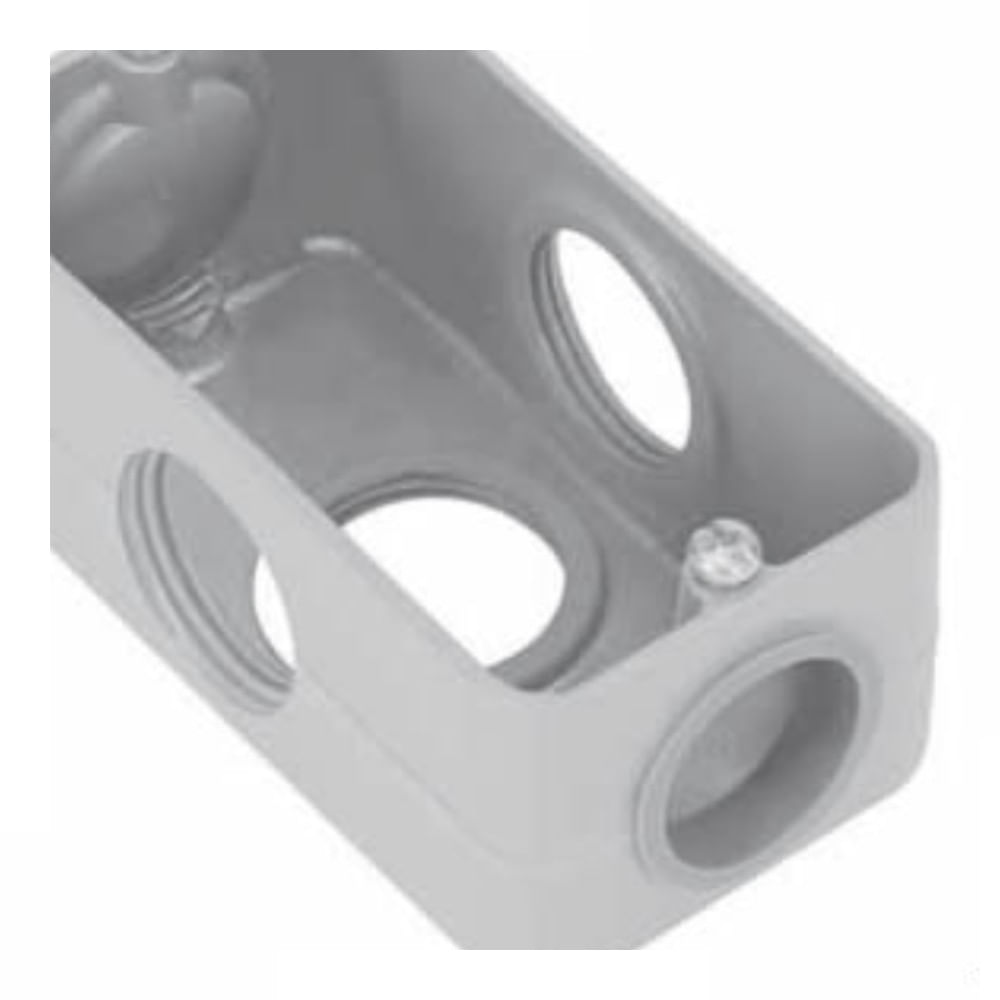 Condulete Metálico Múltiplo X 3/4" Sem Tampa XPW151 | Dimensional ...