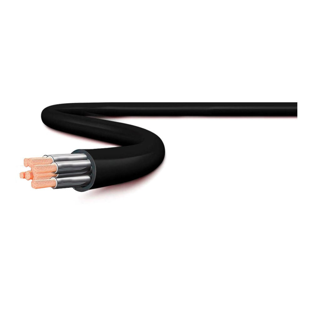 Cabo Controle 500V 70G PVC 8X0,75MM2 Preto 175CMPVCAST108CL5FR ...