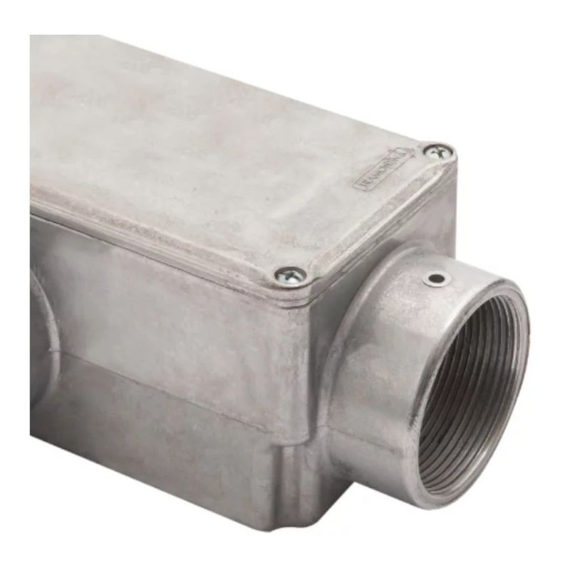 Condulete Alumínio LR 2" NPT Cinza Com Tampa LR35NI | Dimensional ...