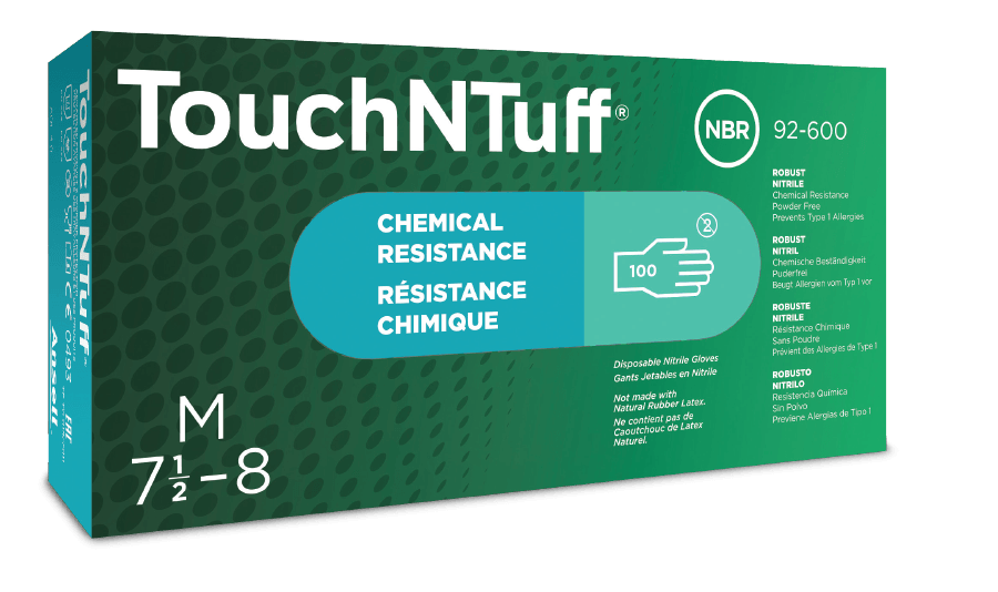 Luva Procedimento Nitrílica Verde Embalagem com 100 luvas TOUCH N TUFF ...