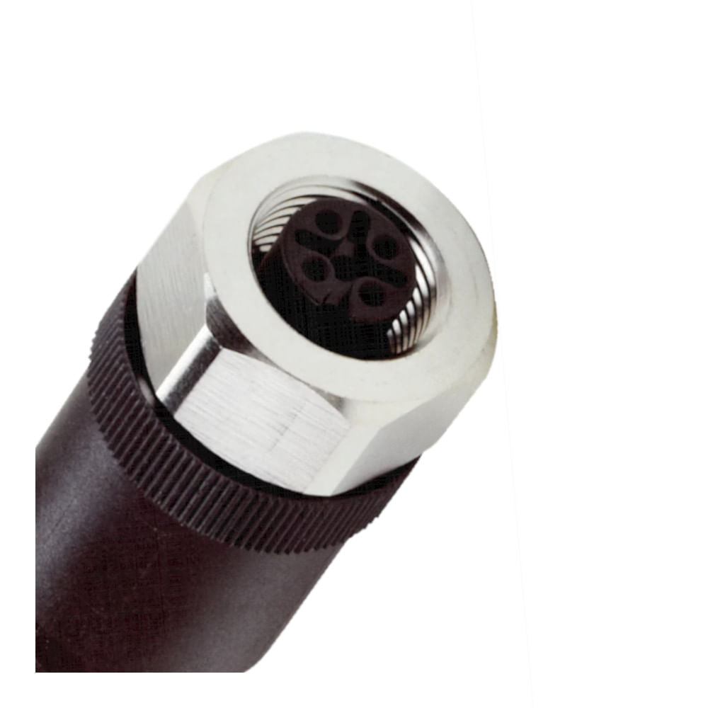 Conector Sensor F Reto 4 Polos M12 DOS1204GN | Dimensional - Dimensional