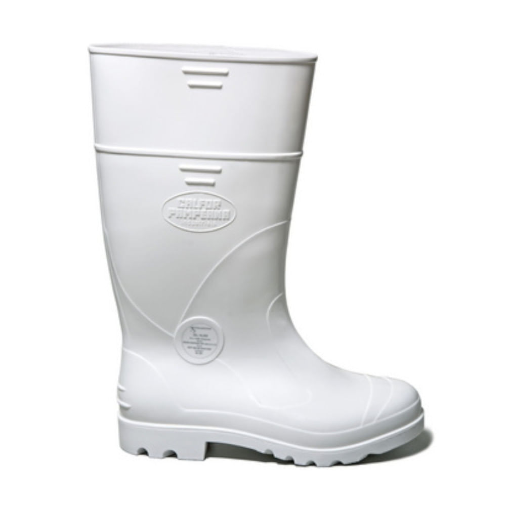 Bota Profissional PVC Branca Com Cano Longo/Forro CLBP2505 Tamanho 44 ...