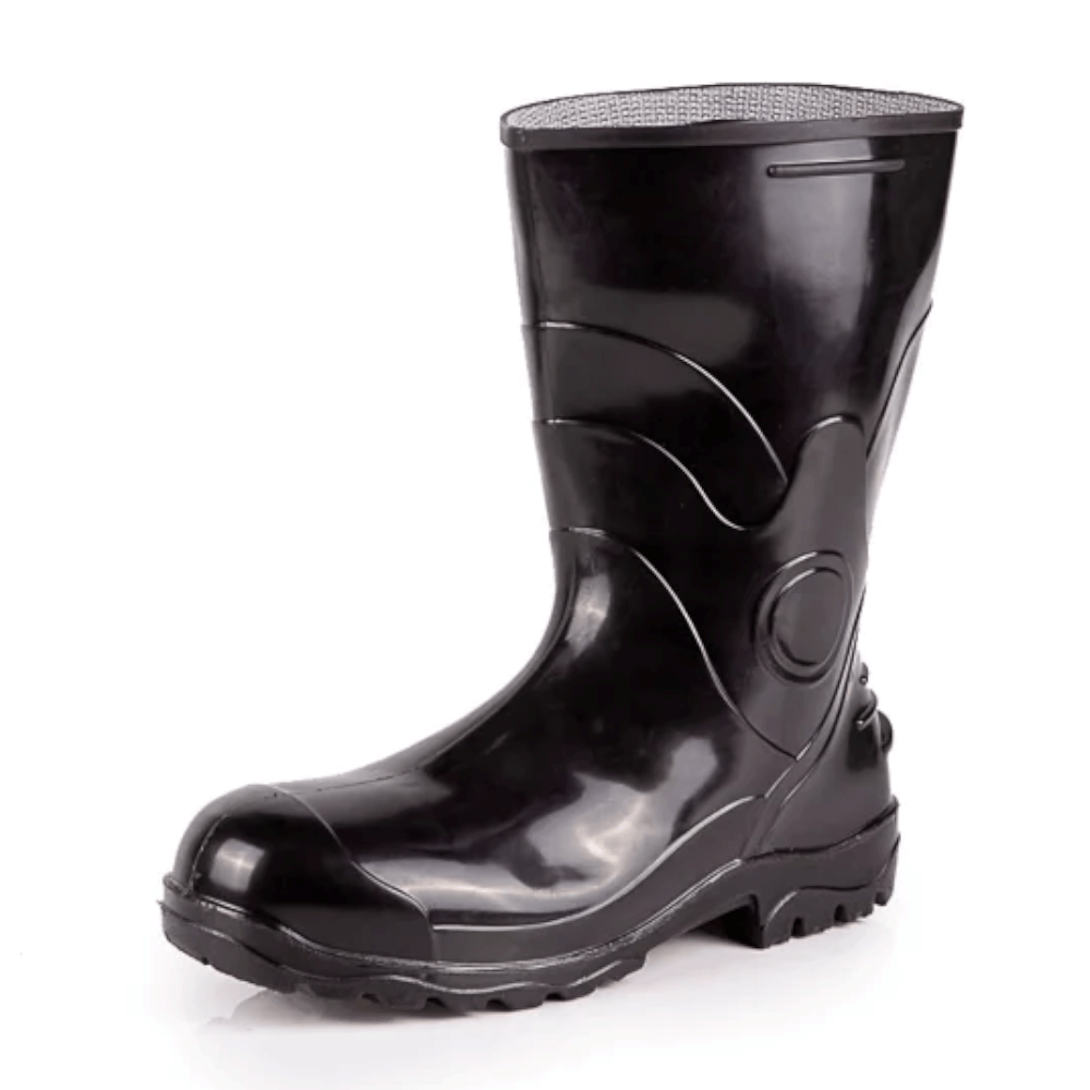 Bota Profissional PVC Preta Cano Curto Sem Bico 85BPC600 Tamanho 44 CA ...