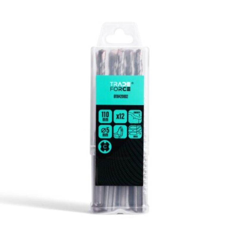 Jogo De Brocas De Impacto 12 Peças 0118420002 TradeForce - Dimensional