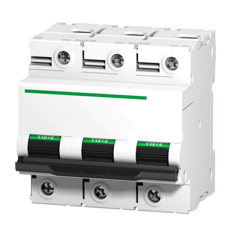 Disjuntor Mini Tripolar 100a 230/400VCA C 10KA A9N18367 Schneider - Dimensional