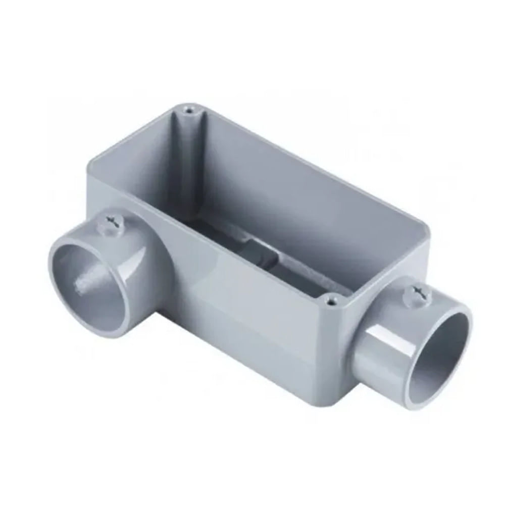 Condulete Pvc Lr 1/2" S/R Cz S/Tp LRCSR10 Wetzel - Dimensional