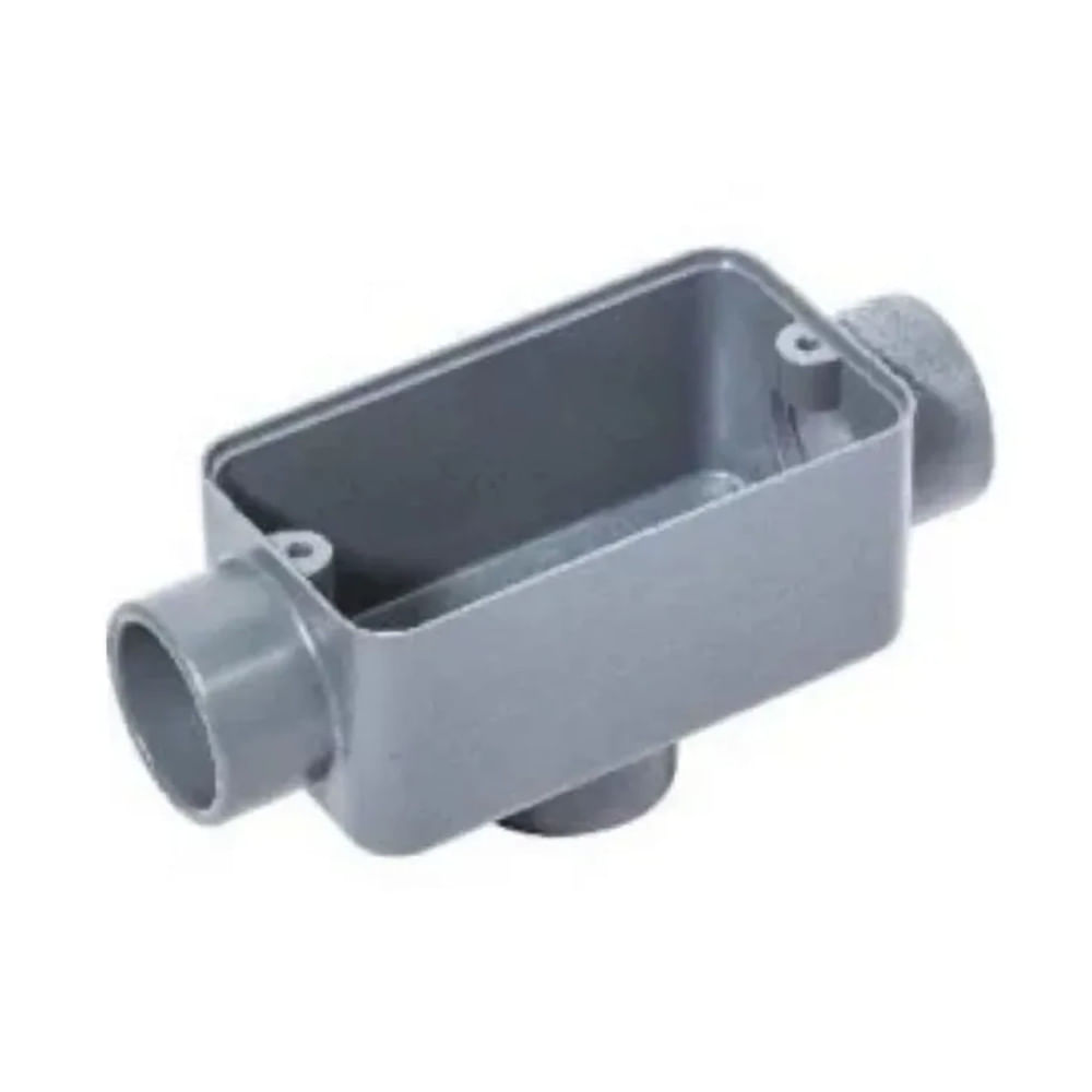 Condulete Al Tb 3/4" Bsp Cz S/Tp S/V Pint TB151 Wetzel - Dimensional