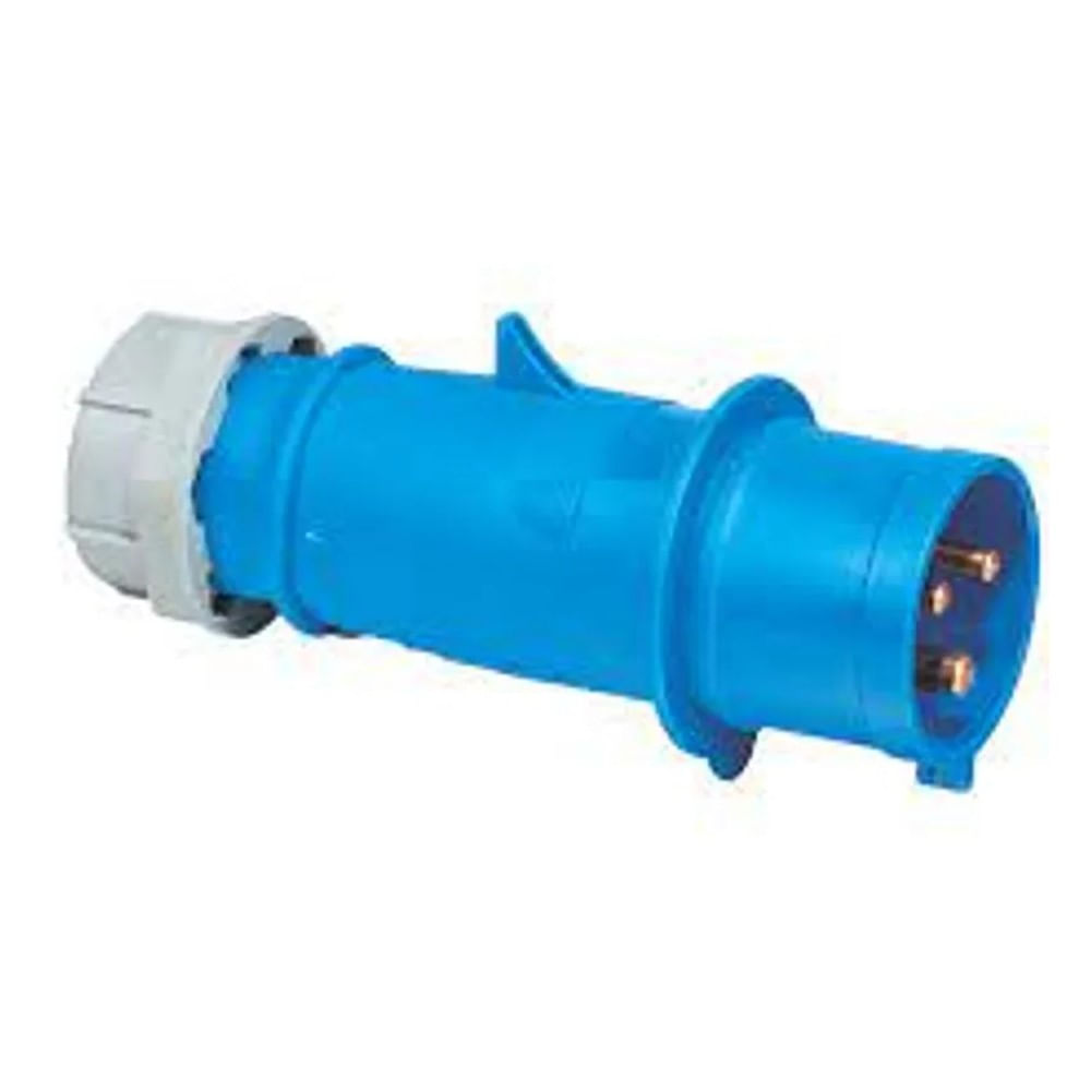Plugue Industrial Macho 5 Polos 16A 250V Azul Ip44 PIW16P5H9E57 WEG ...