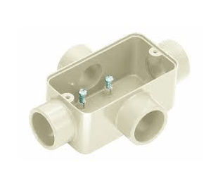 Condulete Pvc X 1/2" S/Rosca Br S/Tp XBSR10 Wetzel - Dimensional