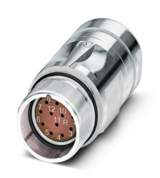 Conector Circular 12P Crimpagem 8A 1620016 Phoenix Contact - Dimensional