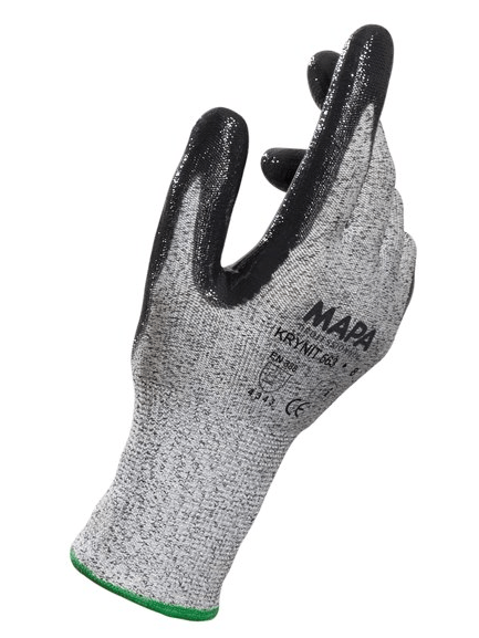 Luva Prot Nbr Pt Nitr T 8/M 563 Mapa Mucambo - Dimensional