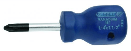 Chave Phillips Ph1 90Mm 4,5X38Mm Az 161316X112 Gedore - Dimensional