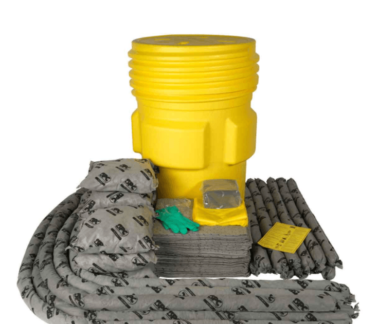 Kit Emergencia Derram Acidentes C/Sac 360L SKA95 Brady - Dimensional
