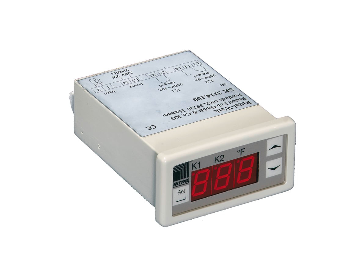 Control Temp Dig 0A50G 1Na 100-230V 100Mm 3114200 Rittal - Dimensional