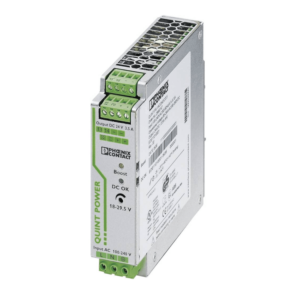 Fonte De Alimentação Chaveada Monofásico 24VCC 24Vcc 5A 2320034 Phoenix ...