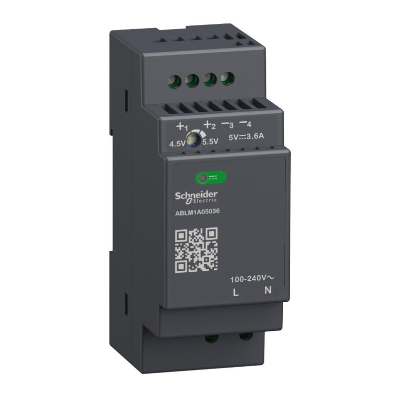 Fonte De Alimentação Modular Monofásico 100 240Vca 5V 3,6A ABLM1A05036 ...