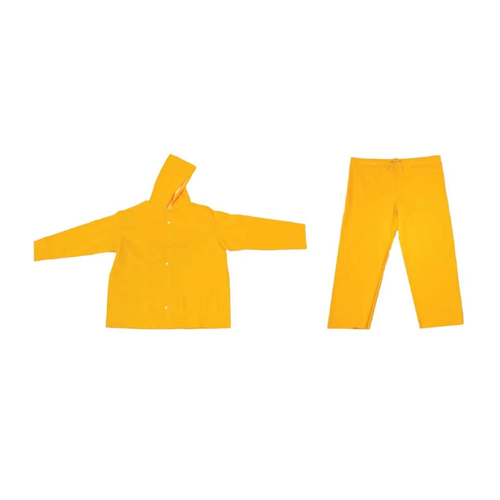 Conjunto Imperm Pvc Am C/Capuz Tam Gg 534 Brascamp - Dimensional